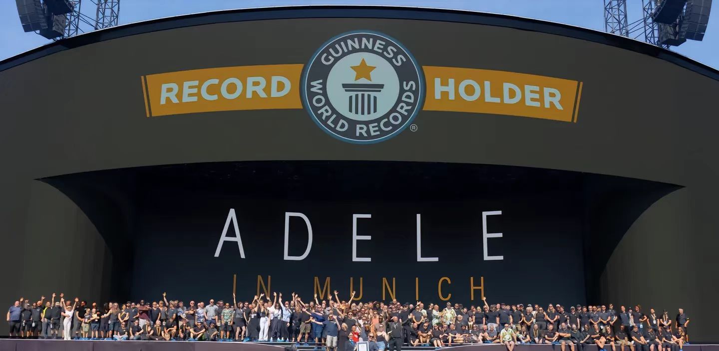 The world's largest outdoor LED video wall debuts at Adele's Munich ...